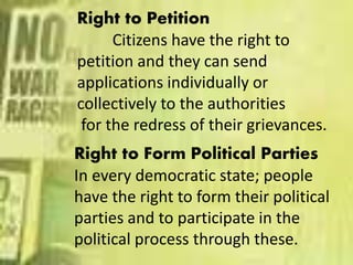 Political, civil,social and economics rights of citizens | PPTX