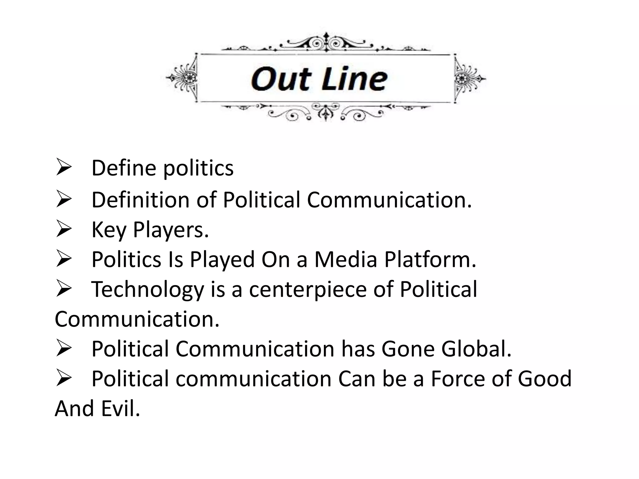 Political communication | PPTX
