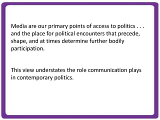 Political communication | PPTX
