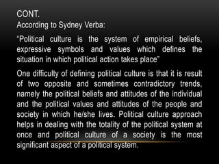 Political culture | PPTX