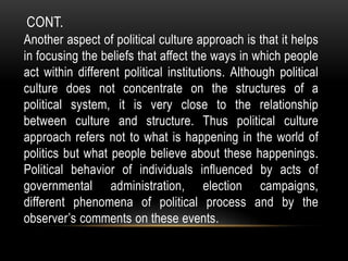 Political culture | PPTX