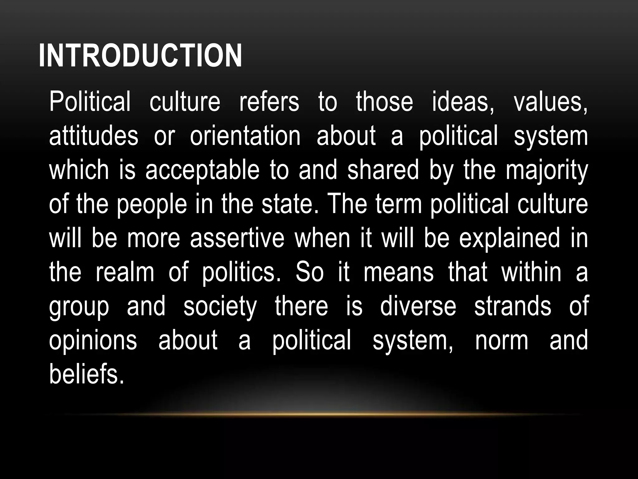 Political culture | PPT