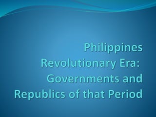 Political Development of the Philippine Government | PPTX