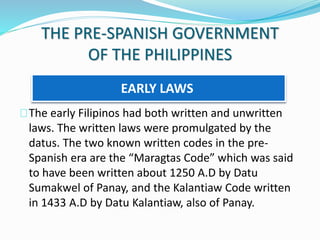 Political Development of the Philippine Government | PPTX