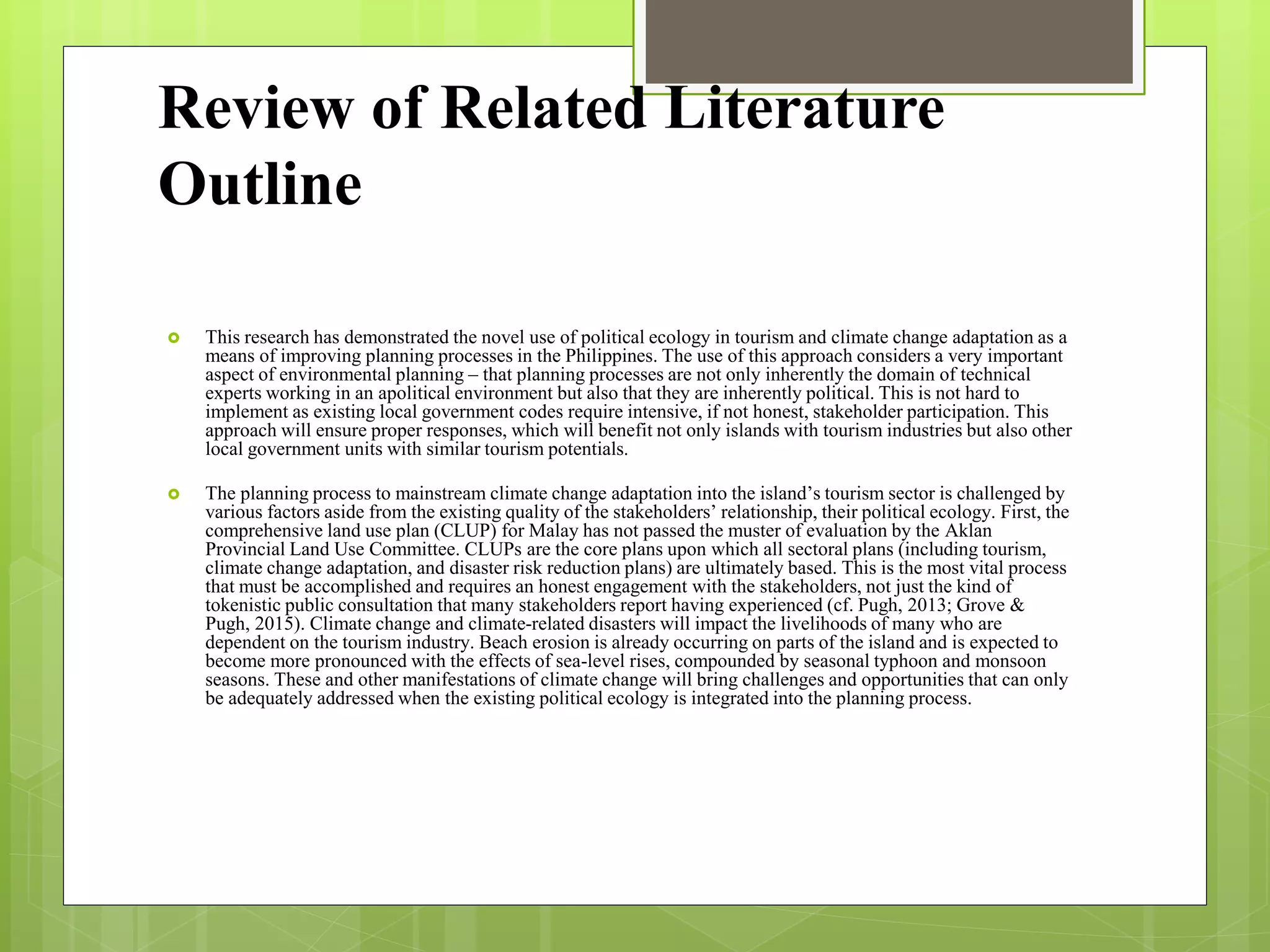 Political Ecology, Island Tourism Planning, and.pptx