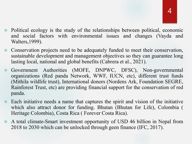 Political ecology of financing red panda conservation projects.pptx