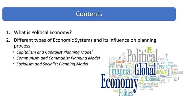 Political Economy | PPT