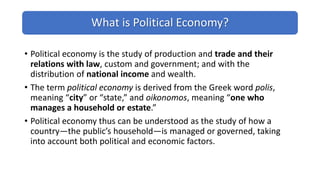 Political Economy | PPTX
