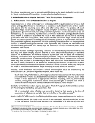 Political economy analysis of asset declaration in nigeria | PDF