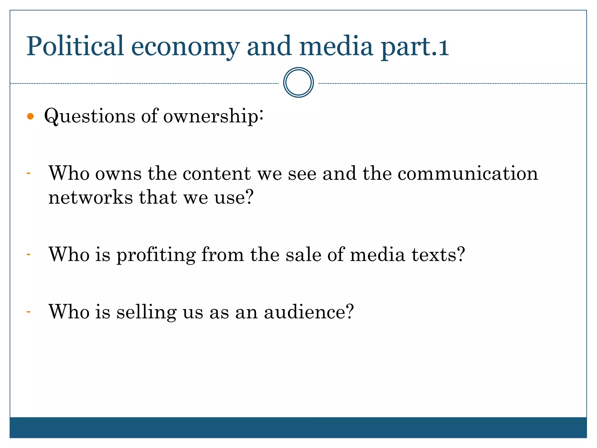 Political economy | PPT