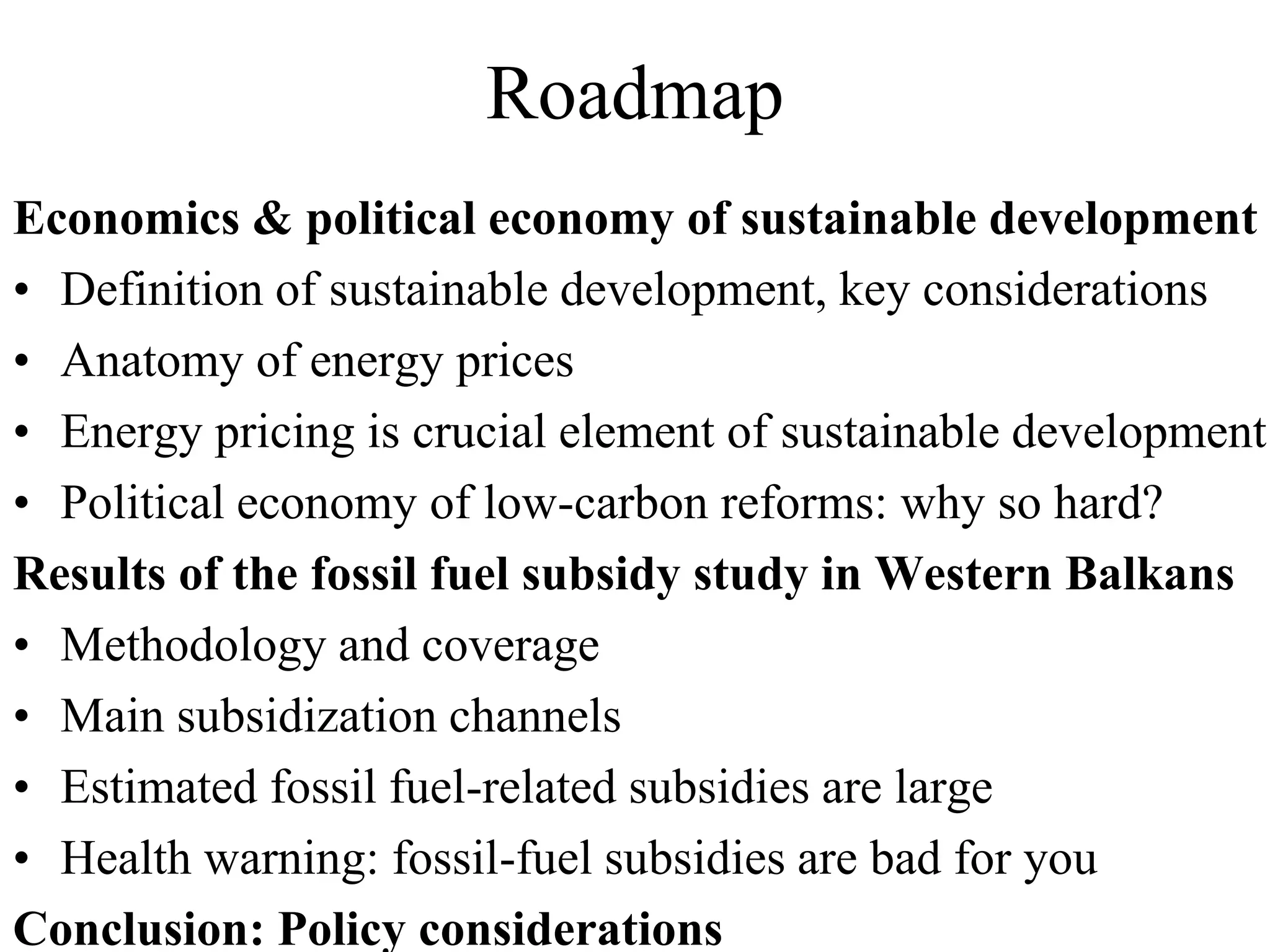 Political Economy of Sustainable Development and Fossil Fuels Study ...