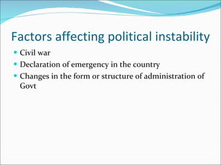 Political environment | PPT