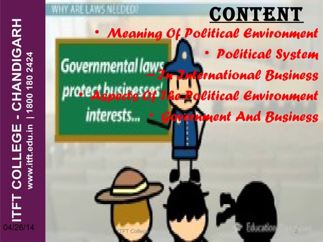 ITFT - Political environment | PPT