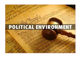 Political environment | PPT