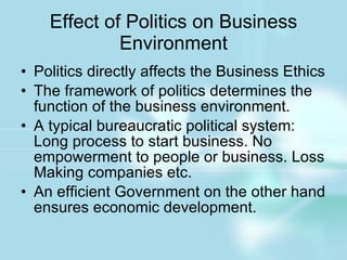Political Environment[1] | PPT