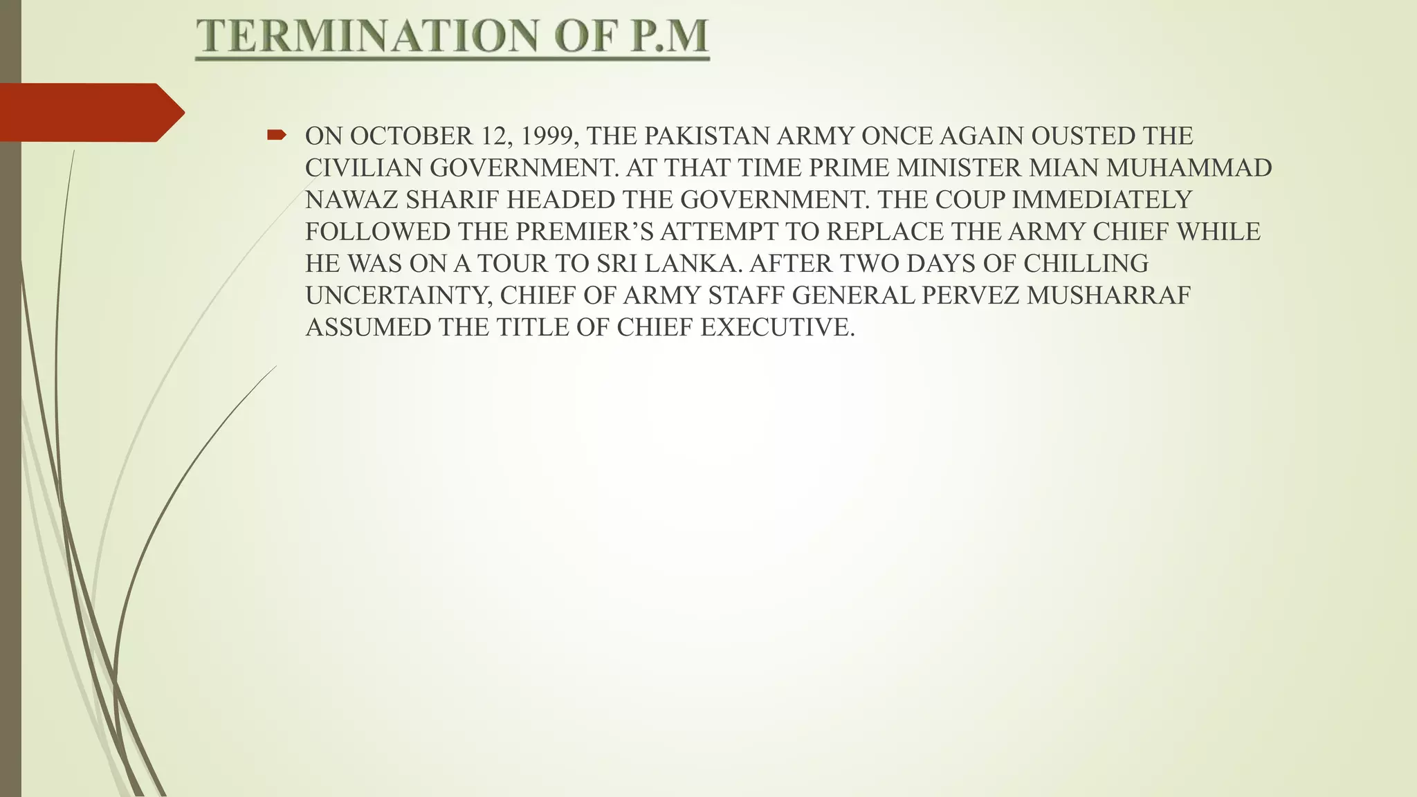 Political era of pakistn (1988 1999) | PPTX