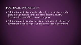 Political factors affecting business | PPTX
