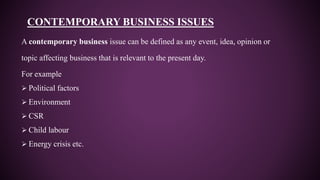 Political factors affecting business | PPTX