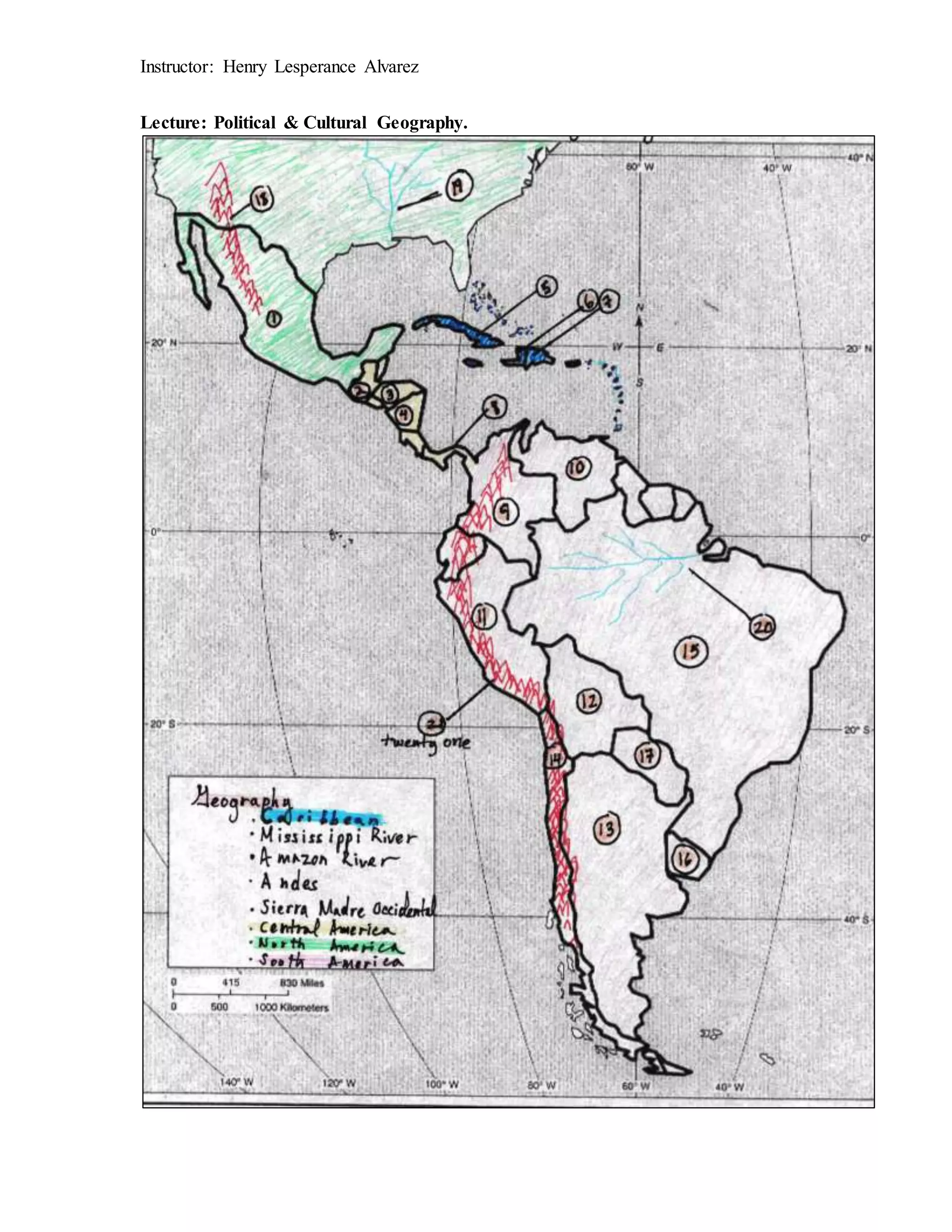Political Geography/ Assignment One. | DOCX