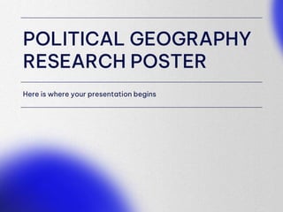 Political Geography .pptx