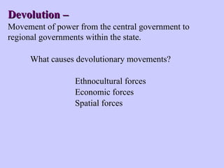 Political geography online | PPT