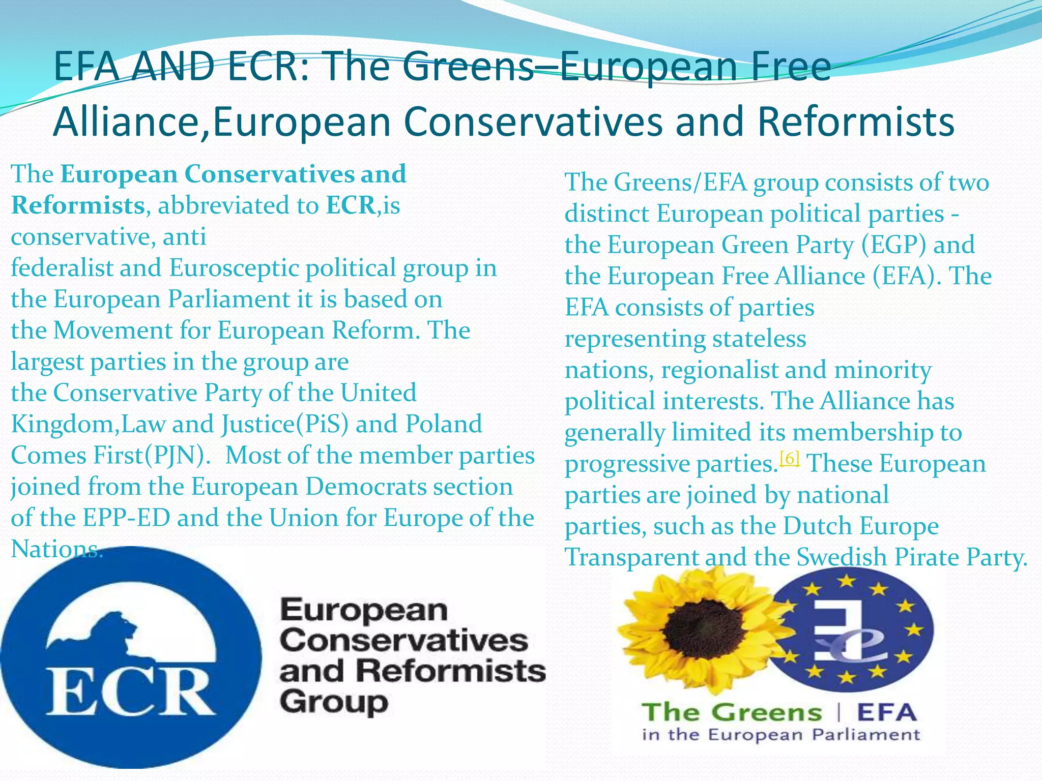 Political groups of eu | PPTX