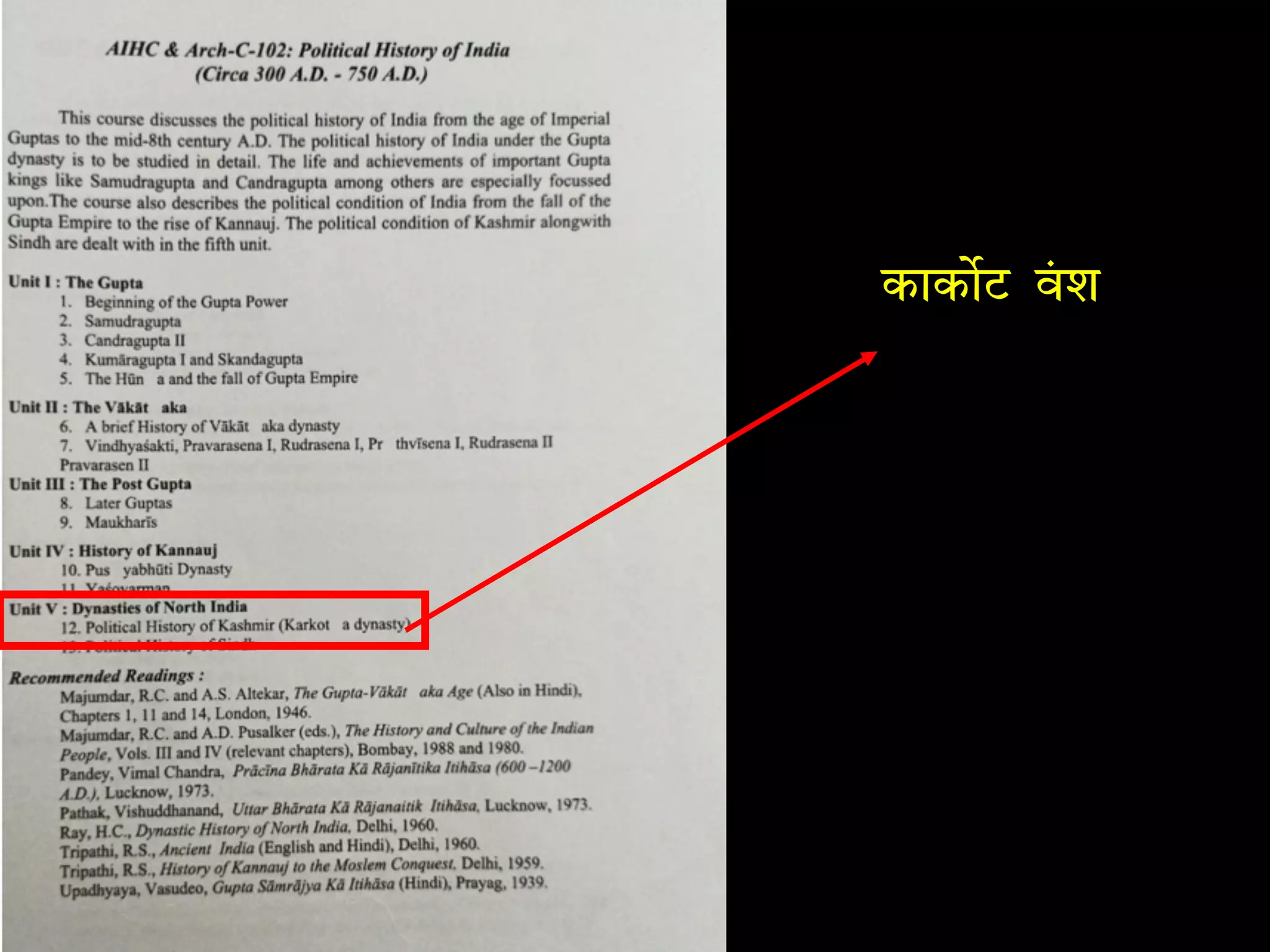 Political history of karkot dynasty | PDF