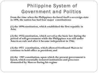Political History of the Philippines | PPT