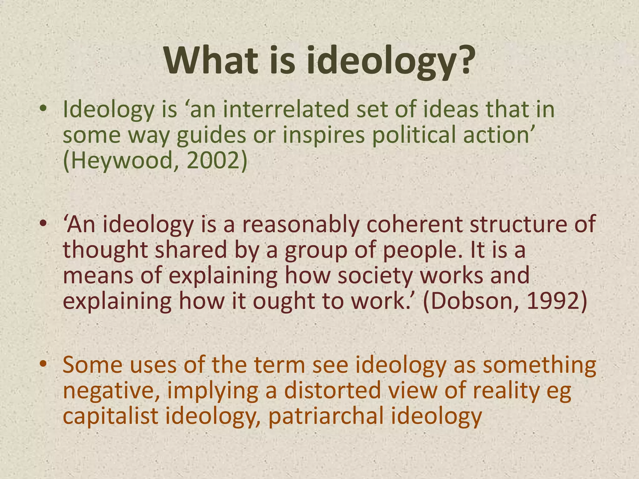 Political ideologies | PPTX