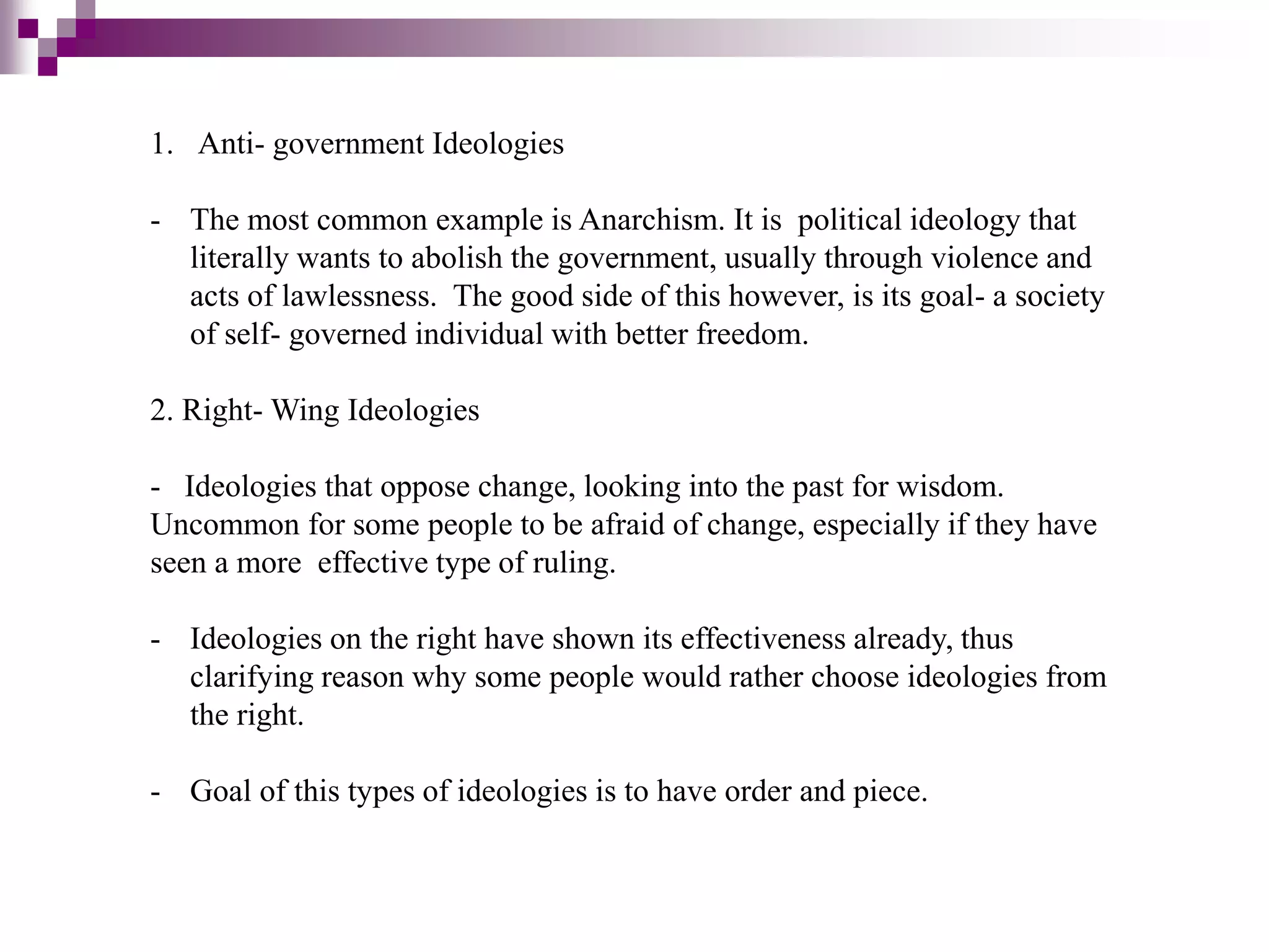 Political ideologies | PPTX