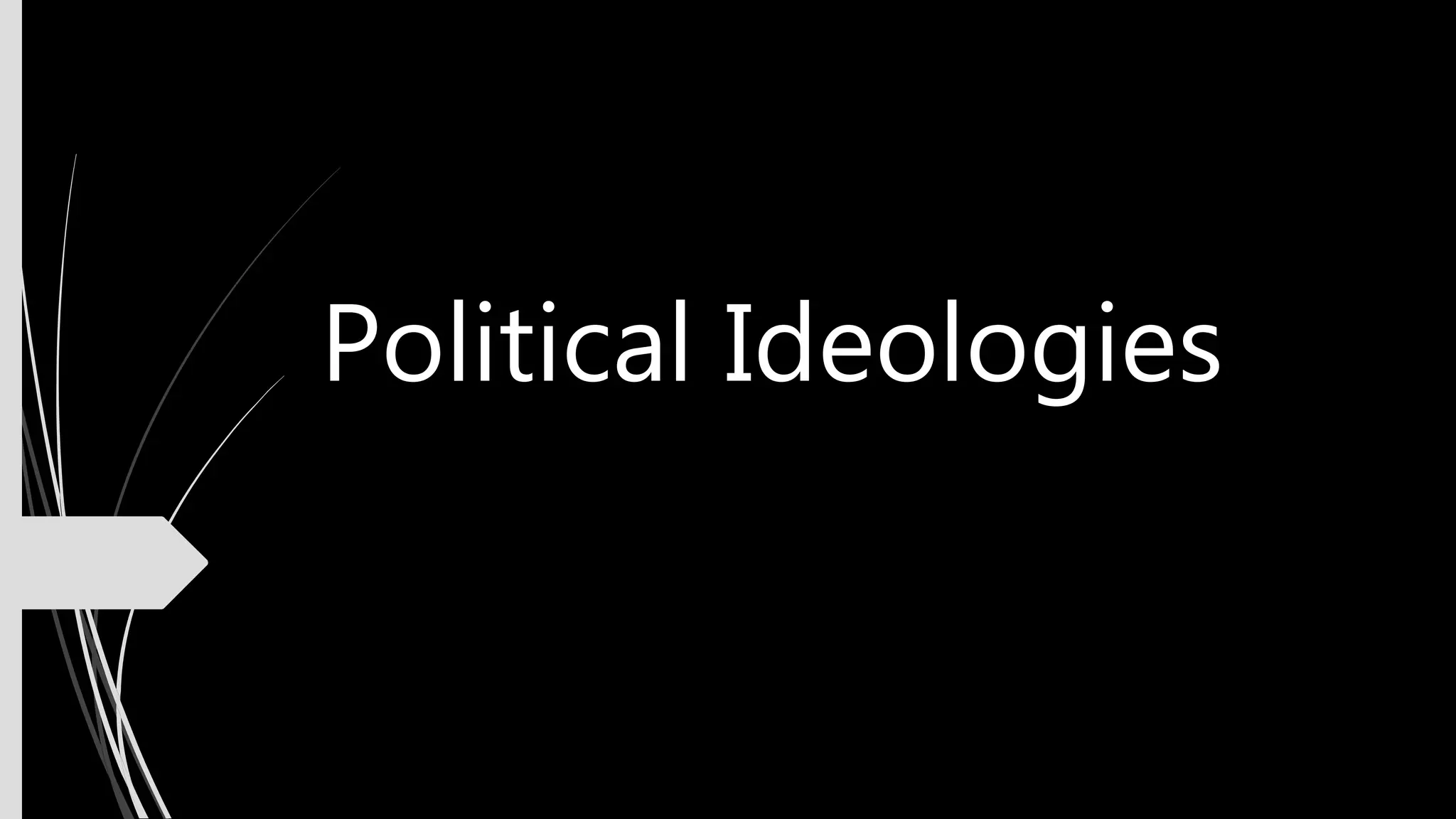 Political ideologies | PPTX