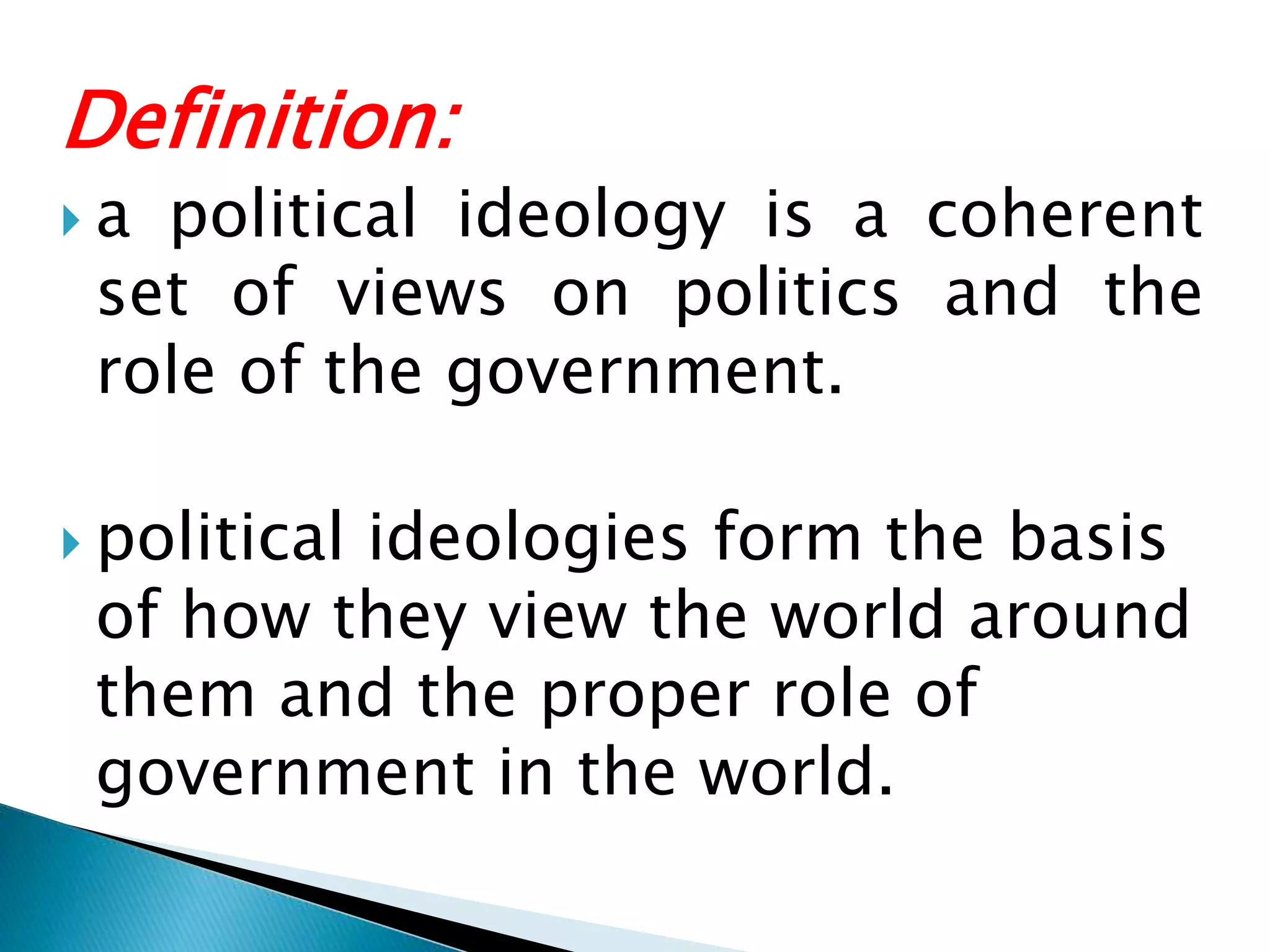 POLITICAL IDEOLOGIES.pptx PHIL.POLITICS&GOVERNANCE | PPTX