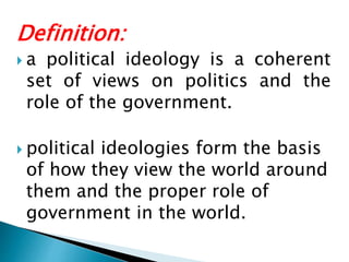 POLITICAL IDEOLOGIES.pptx PHIL.POLITICS&GOVERNANCE | PPTX
