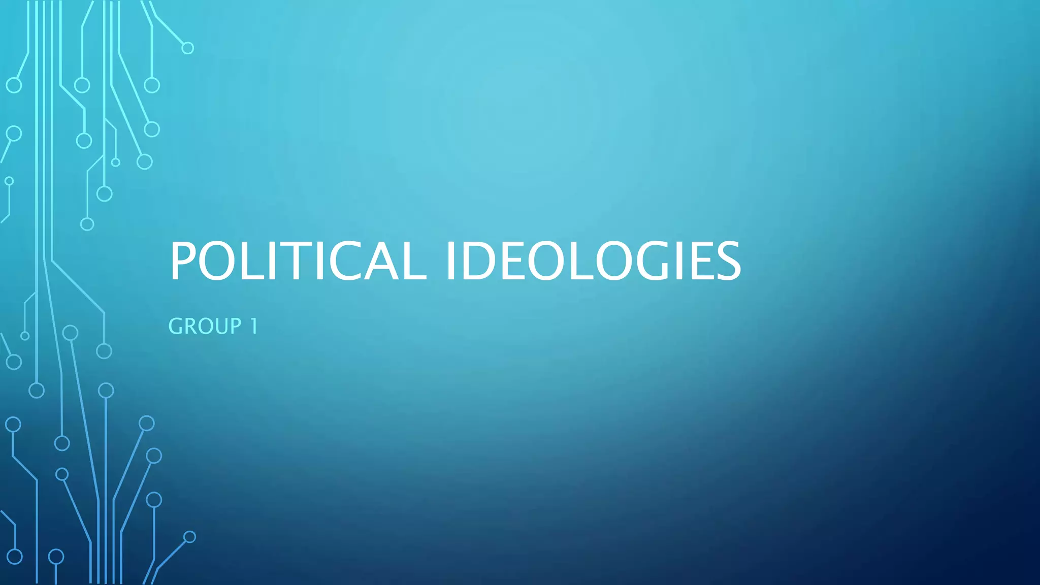 Political Ideologies Pptx