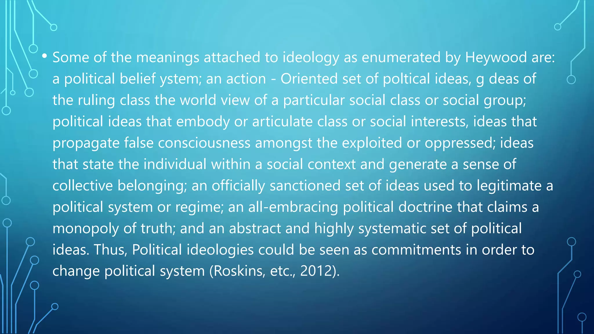 POLITICAL IDEOLOGIES | PPTX