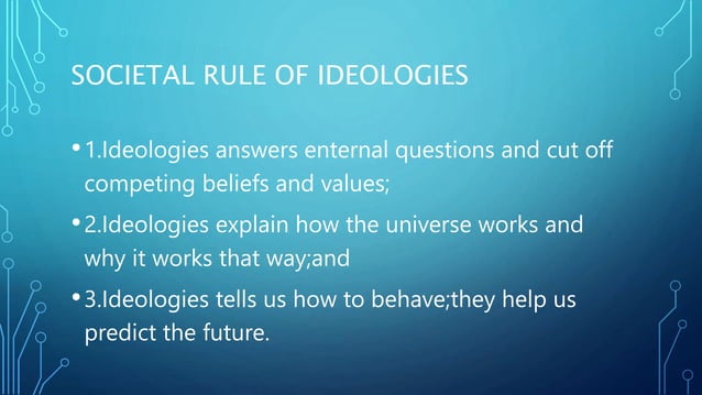 POLITICAL IDEOLOGIES | PPTX | Politics