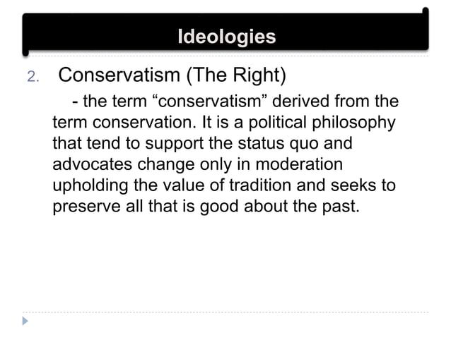 Political ideologies lesson 2 | PPTX