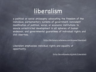 Some Major Political Ideologies | PDF | Political Issues & policy ...