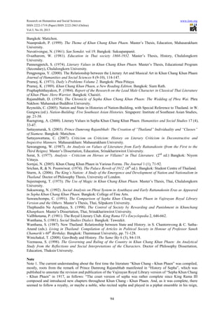 Political implication in “sepha khun chang khun phaen” | PDF | Buddhism ...