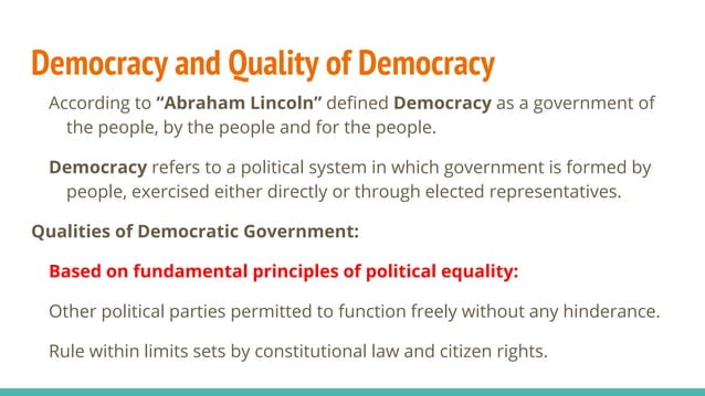 Political inequality | PPTX