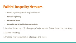 Political inequality | PPTX