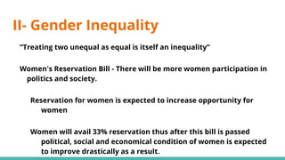 Inequality Examples In Society