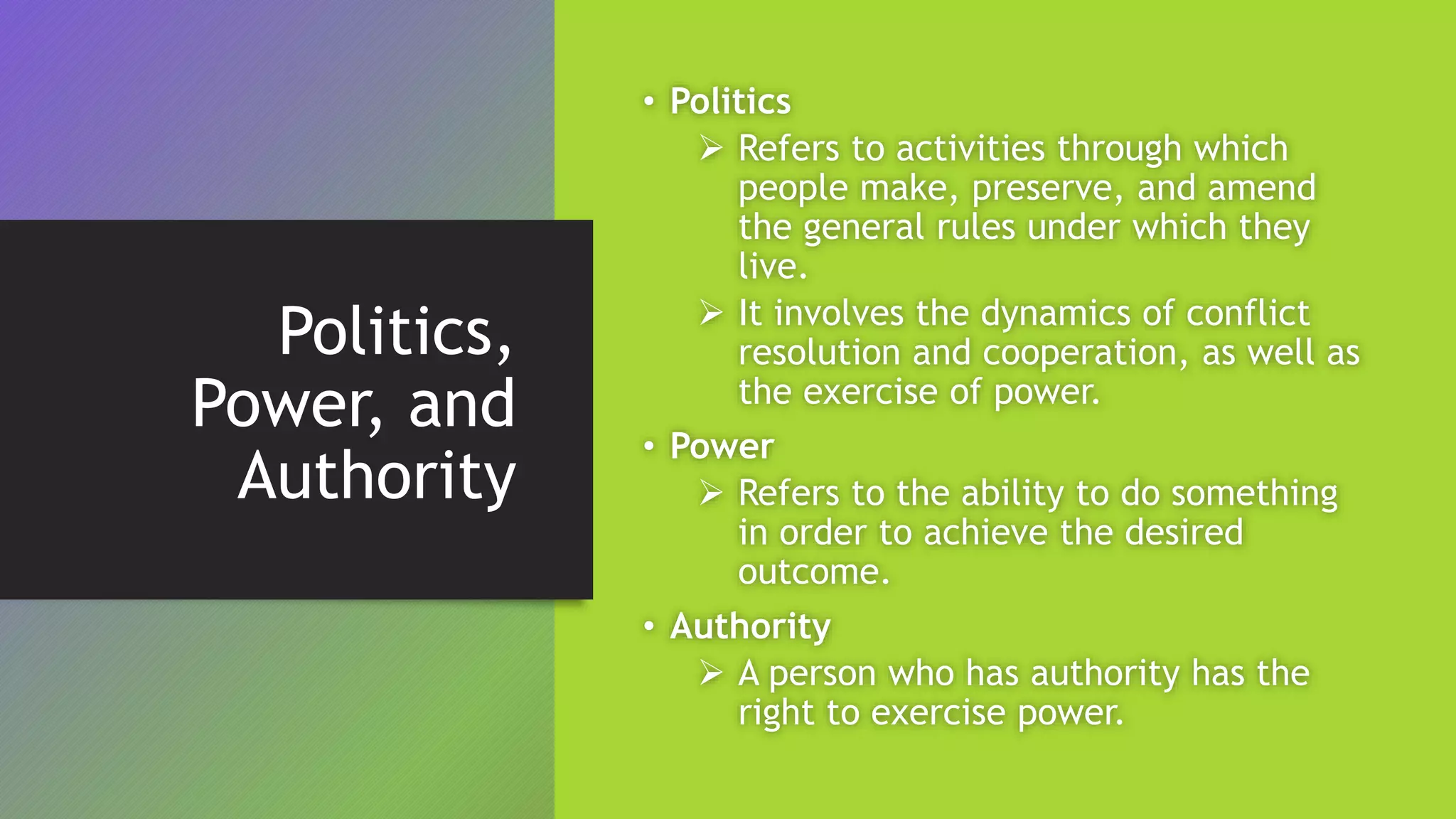 POLITICAL AND LEADERSHIP STRUCTURES | PPTX