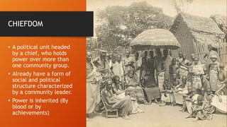 POLITICAL AND LEADERSHIP STRUCTURES | PPTX