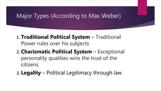 Political Institution(Polity)- jaya | PPTX | Government Support and ...