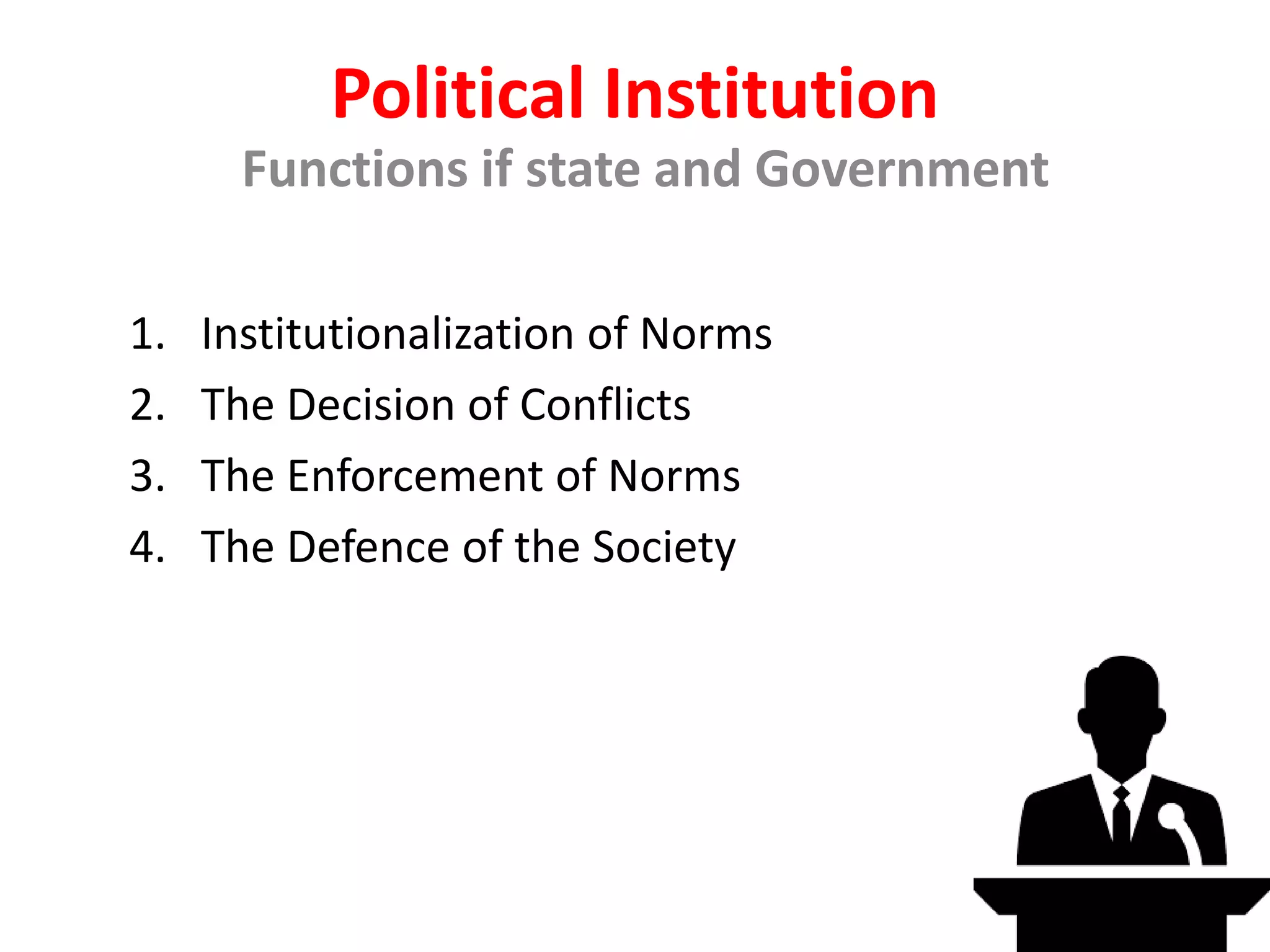 Political institution ch 22 | PPTX