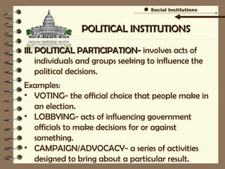 Political Structures Examples