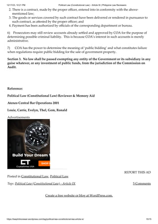 Political Law (Constitutional Law) – Article IX _ Philippine Law Reviewers.pdf