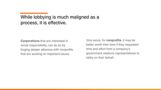 Political Lobbying 101 - How to create lasting change | PDF | Civic ...