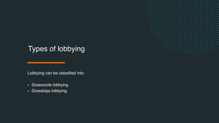 Political Lobbying 101 - How to create lasting change | PDF | Civic ...
